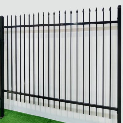 China Ornamental Aluminum Fencing Tubular Steel Fence 1.5M Yard Fence for sale