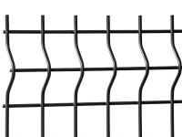 China Powder Coated Welded Mesh Fence Curved 3D V Mesh Fence Bend For Garden for sale