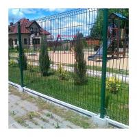 China V Mesh Security Fence 60*60mm green Fence Garden Fence PVC 3 Curved Fence for sale