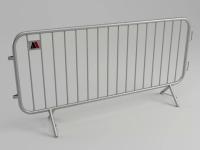 China 2M Hot Dipped Galvanized Crowd Control Barrier for Swimming Pool Events for sale