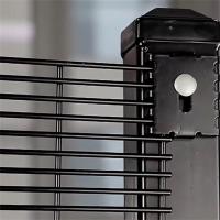 China Clear View Anti Climb 358 High Security Fence Panel For Airport Railway Prison for sale