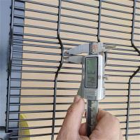 China High-Speed Galvanized Curvey Security 358 Fence Pvc Anti-Climb Fence With Spike for sale