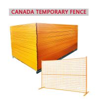 China 32mm Frame Galvanized Metal Australia Temporary Fence With 8x24in Base Plate And Square Feet for sale