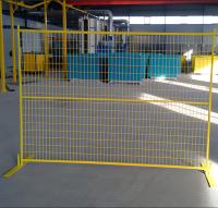 China UV Treated Galvanized Temporary Construction Fence Round Square Feet for sale