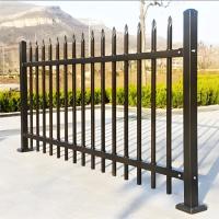 China 19x19mm Vertical Pipe Backyard Metal Tubular Fencing Durable Design for sale