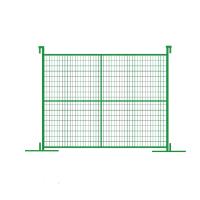 China 32mm Frame Galvanized Metal Australia Temporary Fence With 8x24in Base Plate And Square Feet for sale