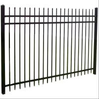 China Backyard Tubular Steel Fence 2.0M Length 60x60mm Post Pipe for sale