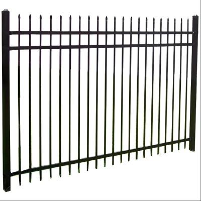 China Backyard Tubular Steel Fence 2.0M Length 60x60mm Post Pipe for sale