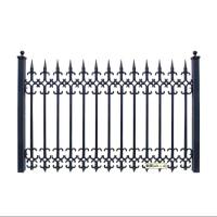 China Durable Anti Rust Tubular Steel Fence 1.5mm Horizon Pipe Thickness for sale