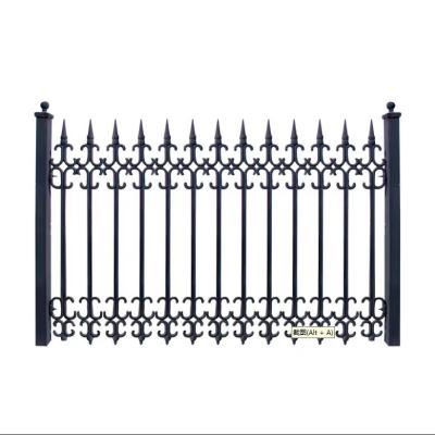 China Durable Anti Rust Tubular Steel Fence 1.5mm Horizon Pipe Thickness for sale