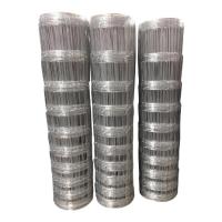 China Galvanized Hinged Joint Cattle Fence Netting 2.0MM High Tensile Wire Cattle Fence for sale