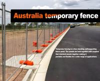 China Modular 2.1m x 2.4m Galvanized Metal Fencing Quick-Assembly Tempoary Barrier for Events & Roadworks for sale