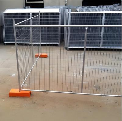 China Interlocking 2.1m Tall Metal Tempoary Fence Galvanized Frame Design For Construction for sale