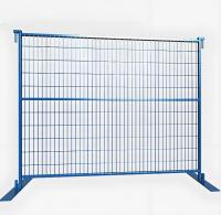 China 1800x2900mm Metal Temporary Fence Blue Color Of Canada Standard for sale
