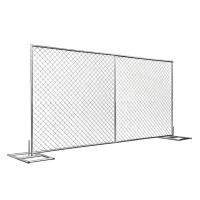 China American Standard 6'x12' Portable Metal Temporary Fence Of Chain Link Style for sale