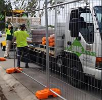 China 2M High Pre Galvanized Metal Temporary Fencing Panels For Australia Market for sale