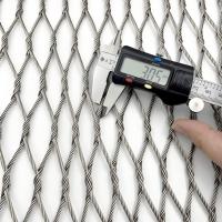 China 304 316 Hand Woven Stainless Steel Drop Prevention Cable Safe Net For Floodlight Protection for sale