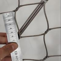 China Eyelet Ends 304 Ferrule Flexible X Tend Stainless Steel Wire Rope Mesh Net for sale