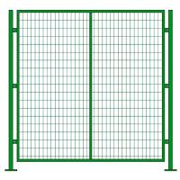 China 1.5 Meters High Powder Coated Warehouse Welding Metal Mesh Fencing for sale
