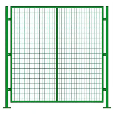 China 1.5 Meters High Powder Coated Warehouse Welding Metal Mesh Fencing for sale