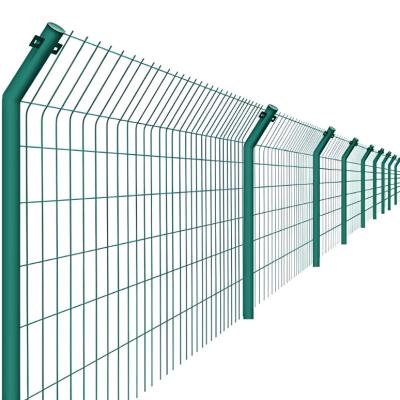 China Powder Coated RAL6005 Color Metal Wire Mesh Fencing For Railway Protection for sale