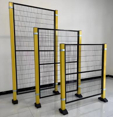 China 1M Width Movable Robot Metal Workshop Isolation Fencing For Construction Site Area Protective for sale