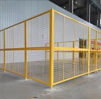 China 2 Meters High Powder Coating Warehouse Partition Metal Wire Mesh Fence for sale