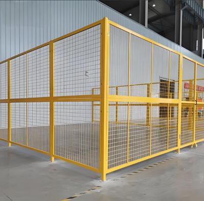 China 2 Meters High Powder Coating Warehouse Partition Metal Wire Mesh Fence for sale