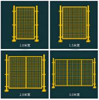 China PVC Coating Robot Machine Safety Metal Fence For Warehouses Production Lines for sale