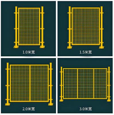 China PVC Coating Robot Machine Safety Metal Fence For Warehouses Production Lines for sale
