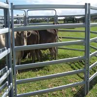 China Galvanized Steel Horse Fence Panel 1.8x2.1m Heavy Duty Livestock Corral for sale