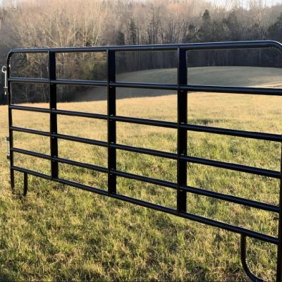 China Round Tube Livestock Farm Yard Fence Panels Hot-dipped Galvanized Carbon Steel for sale
