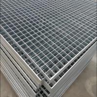 China Hot Dipped Galvanized Serrated 30x100MM Platform Steel Grating for sale