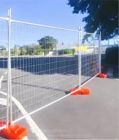 China Galvanized 2.1m x 2.4m Easily Assembled Temporary Fence Welded Wire Metal Fence Panel for sale