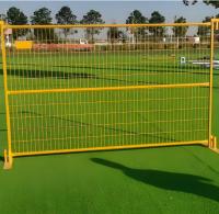 China Canada Market 6' X10'ft Construction Site Temporary Galvanized Fence for sale
