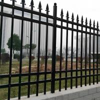 China OEM ODM Design Galvanized Tubular Security Steel Fence for sale