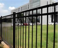 China European Picket Top Steel Garden Tubular Fence Panels for sale