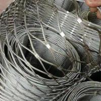 China SS304 Stainless Steel Ferrule Flexible Zoo Wire Rope Net for sale