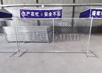 China American Standard 6'x12' Portable Metal Temporary Fence Of Chain Link Style for sale