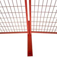 China PVC Coated Portable Metal Temporary Fence 6ft Height 10ft Length for Construction Sites for sale