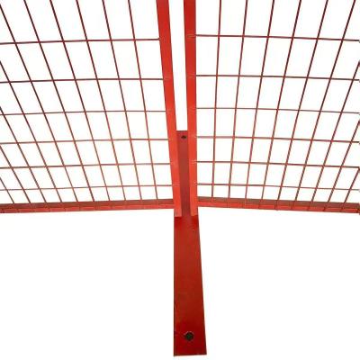 China PVC Coated Portable Metal Temporary Fence 6ft Height 10ft Length for Construction Sites for sale