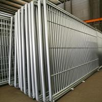 China 2Mx3.5M Hot Dip Galvanized Temporary Heras Fencing Panels with 32mm Frame Tube for Construction Sites for sale