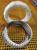 China Double Strand Concertina Tape BTO-22 Razor Barbed Wire Coil Galvanized for sale