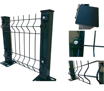 China PVC Coating 3D Bending Curved V Mesh Security Fencing For Outdoor Area for sale