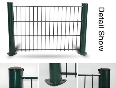 China 6FT High Easily Assembled PVC Coated 3D V Mesh Security Garden Fence for sale