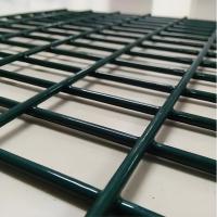 China Double Wire Mesh Fence with Low Carbon Steel Galvanized + PVC Coated and 50x50mm Mesh Opening for Secure Outdoor Use for sale