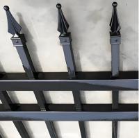 China Commercial Grade Tubular Steel Fence High Security Anti Theft Property Fence for sale