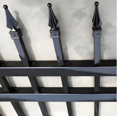 China Commercial Grade Tubular Steel Fence High Security Anti Theft Property Fence for sale