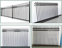 China Eco-Friendly Coated Tubular Steel Fence High Safety Community Fencing for sale