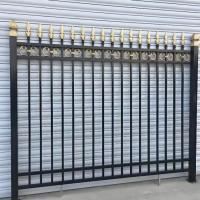 China High Strength Galvanized Tubular Steel Fence Anti-Rust Security Fencing for sale